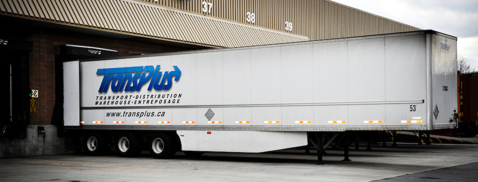 Trucking services in Canada - LTL (Trans-Plus)